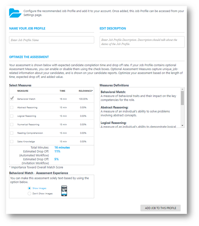 Creating a Job – Harver-Outmatch Help Center